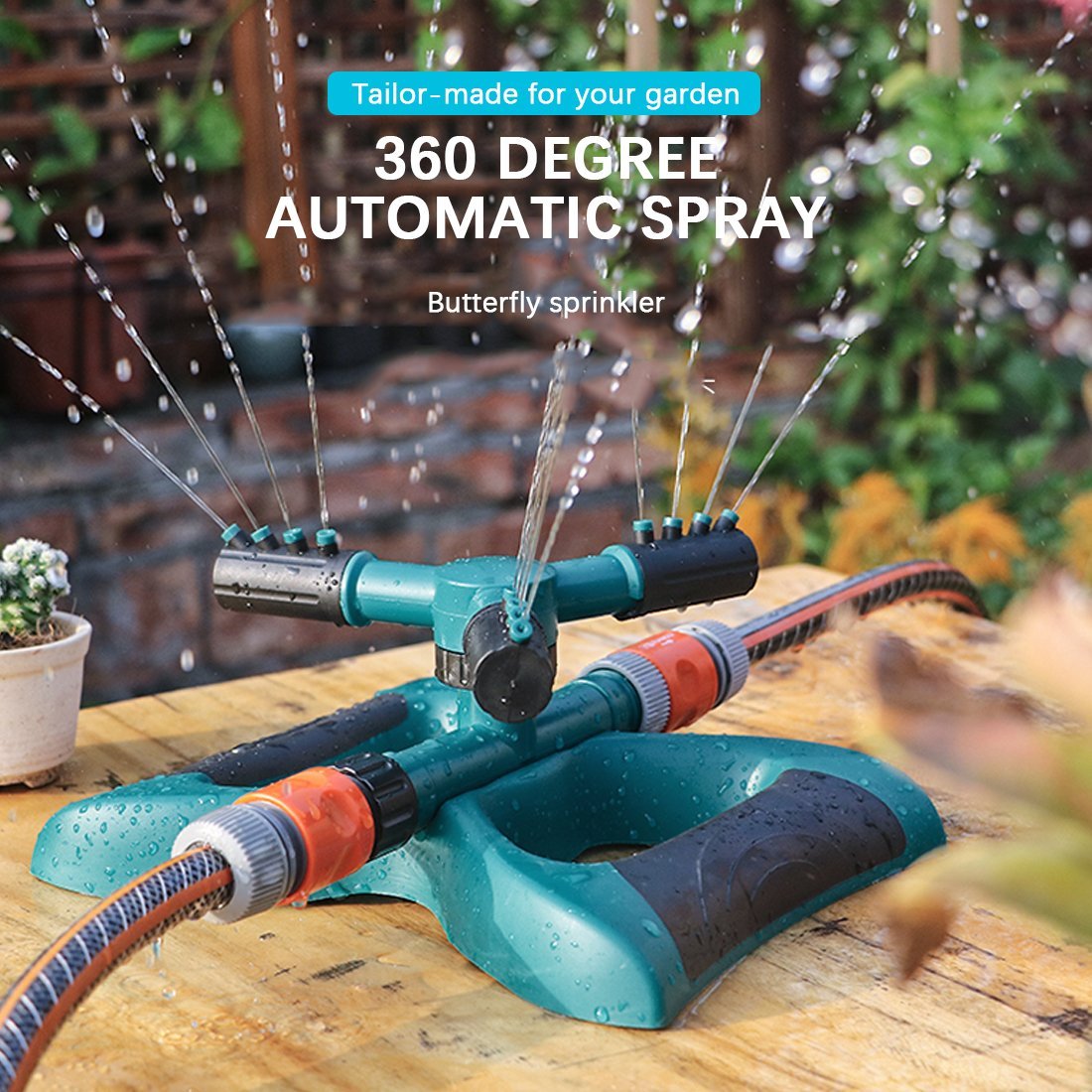 360° Rotating Water Sprinkler System For Garden & Lawn - Cosless