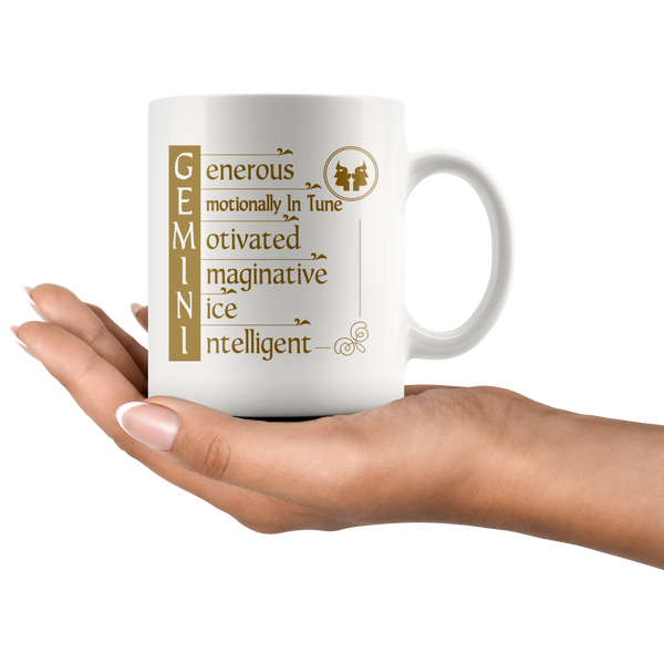 Gemini Zodiac Coffee Mug - Constellation Coffee Cup - Great Gift For H ...